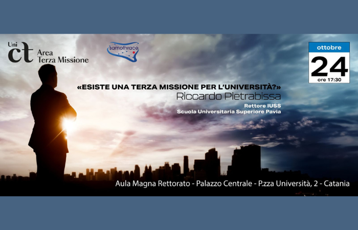 Esiste una terza missione per l’Università? Il Rettore IUSS, prof ...