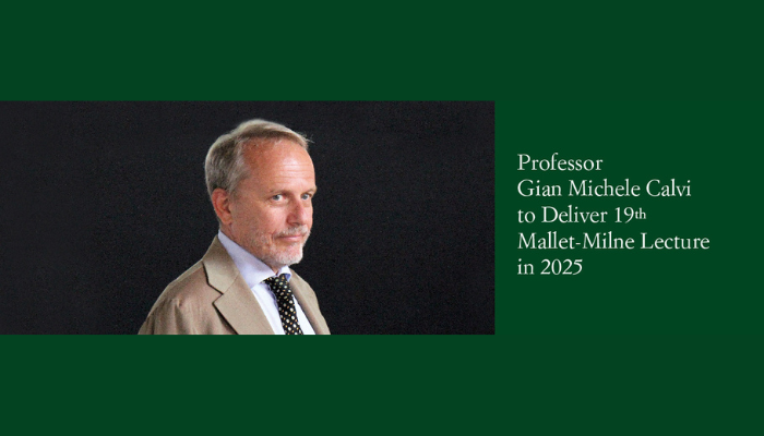 Professor Gian Michele Calvi receives the prestigious Mallet-Milne ...